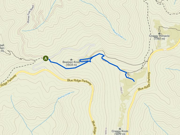 Craggy Gardens via Mountain-to-Sea Trail — Great Craggy Mountains ...